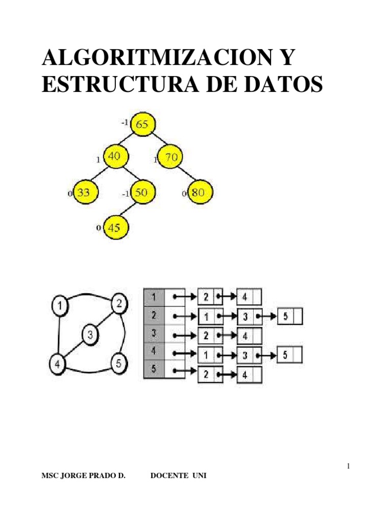 A&Estructura de Datos Completo 2016 Rev PDF | PDF | Algoritmos ...