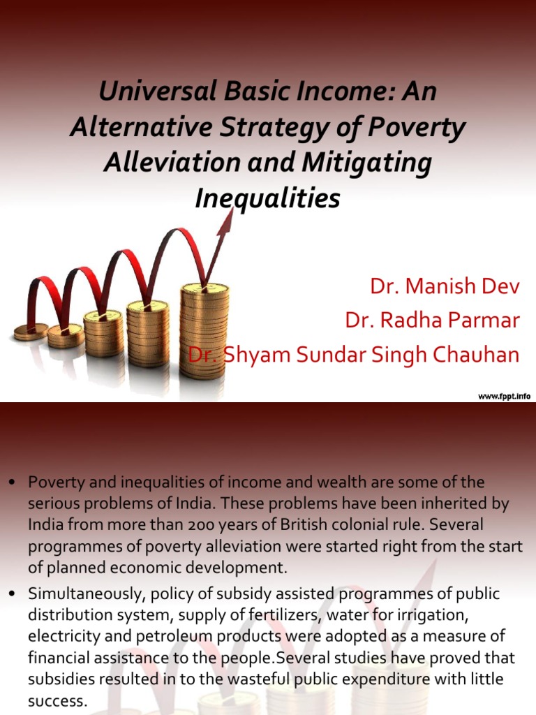 Universal Basic Income | PDF | Poverty | Poverty & Homelessness