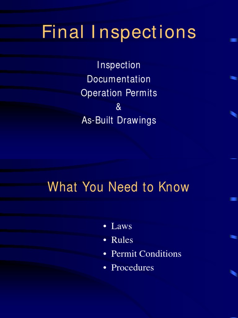 E FinalInspections | PDF | Pump | Pipe (Fluid Conveyance)