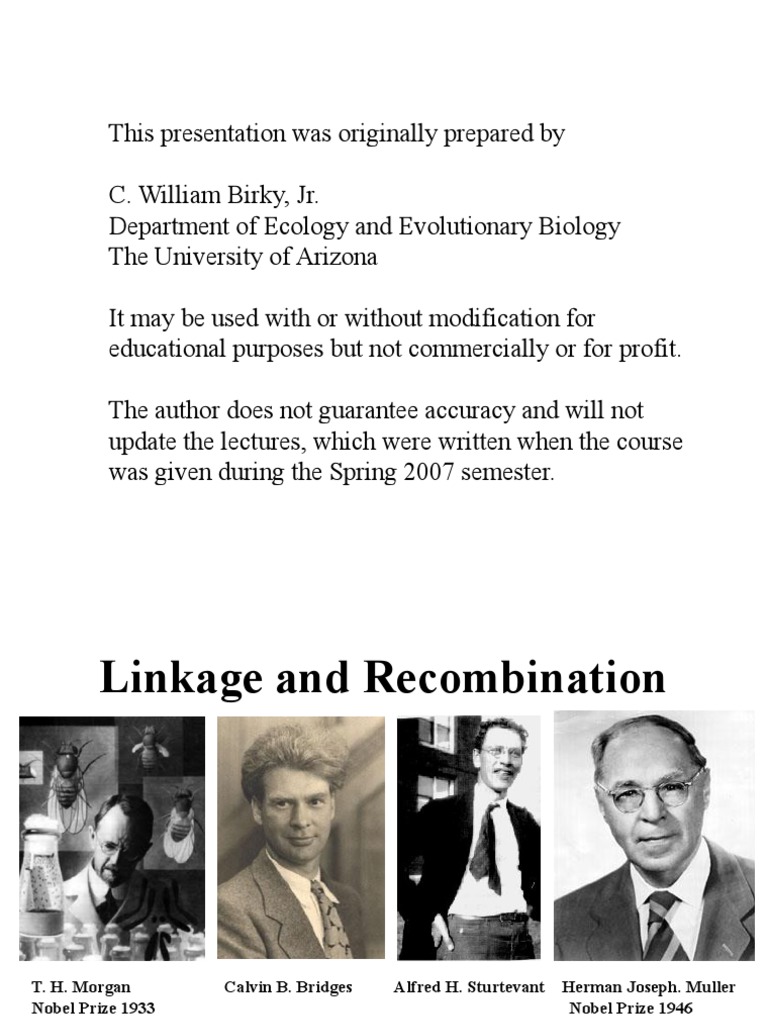 Sex Linkage And Recombination Pdf Genetic Linkage Genetic Recombination