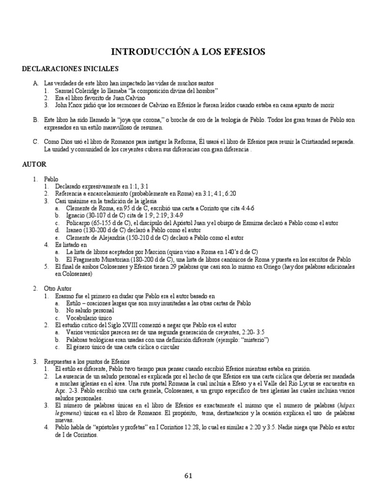 Efesios 2 | PDF | Pablo el apóstol | Epístola a los efesios