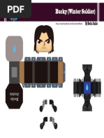 Wonder Woman Mini Papercraft by Becks Junkie | PDF