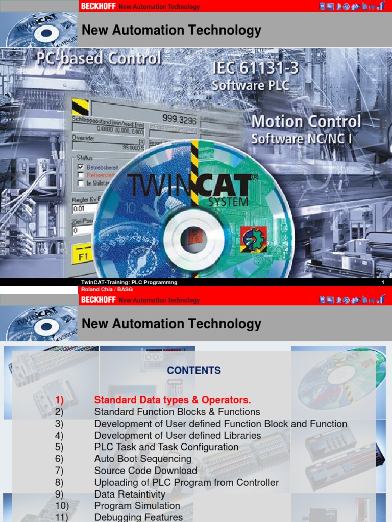 12 TwinCAT PLC Control | Download Free PDF | Programmable Logic Controller | Computer Program