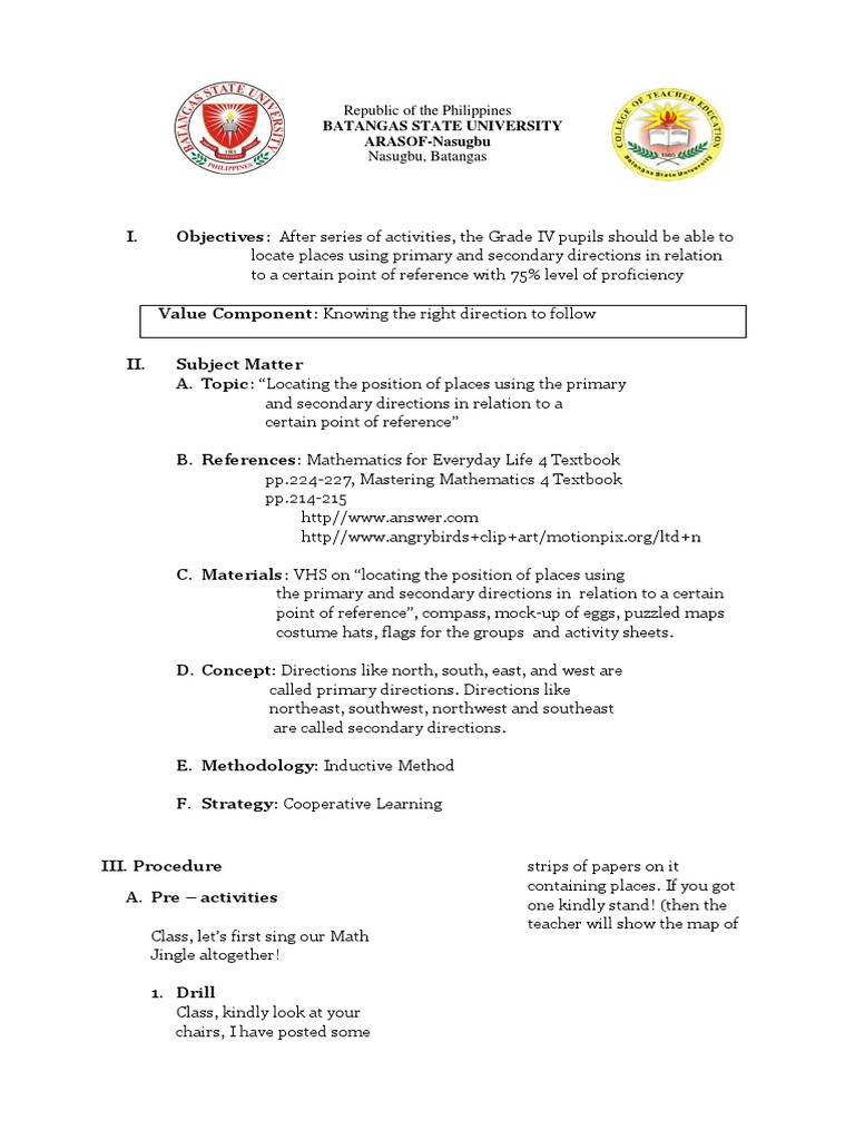 Navigating Directions: An Interactive Lesson on Using a Compass and Map ...