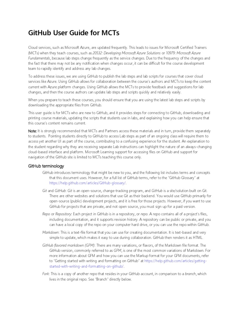 10979D Github User Guide For MCTs | PDF | Command Line Interface ...