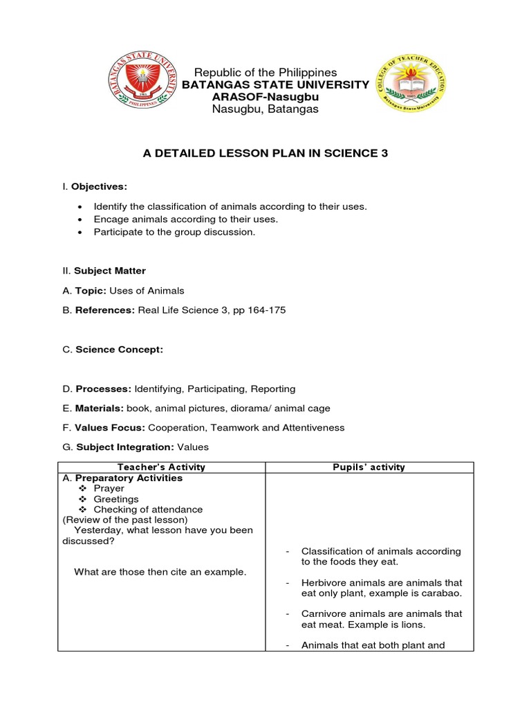 Lesson Plan | PDF | Lesson Plan | Foods