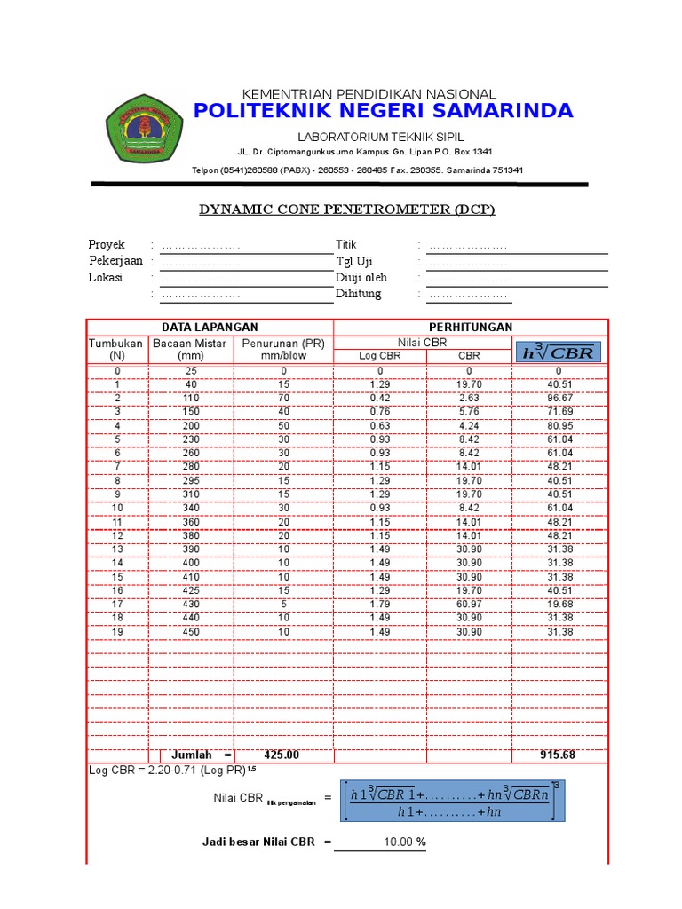 Form DCP (Oke) Tol | PDF
