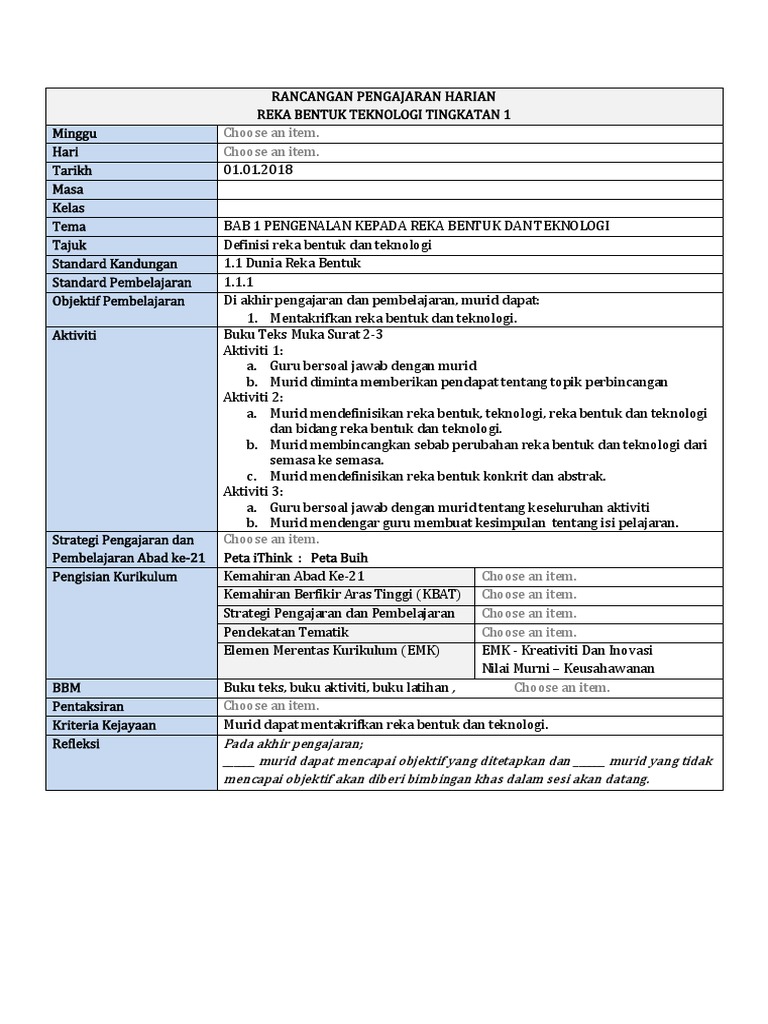 1.1 Dunia Reka Bentuk | PDF