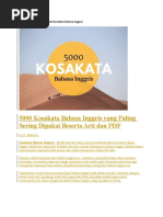 5000 Kosakata Bahasa Inggris | PDF