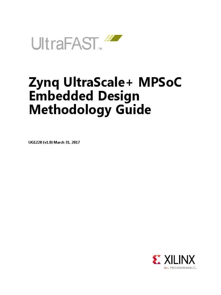 Ug1228 Ultrafast Embedded Design Methodology Guide | PDF | Embedded ...