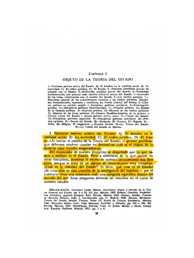 Capitulo i Teoría Del Estado Francisco Porrua Perez