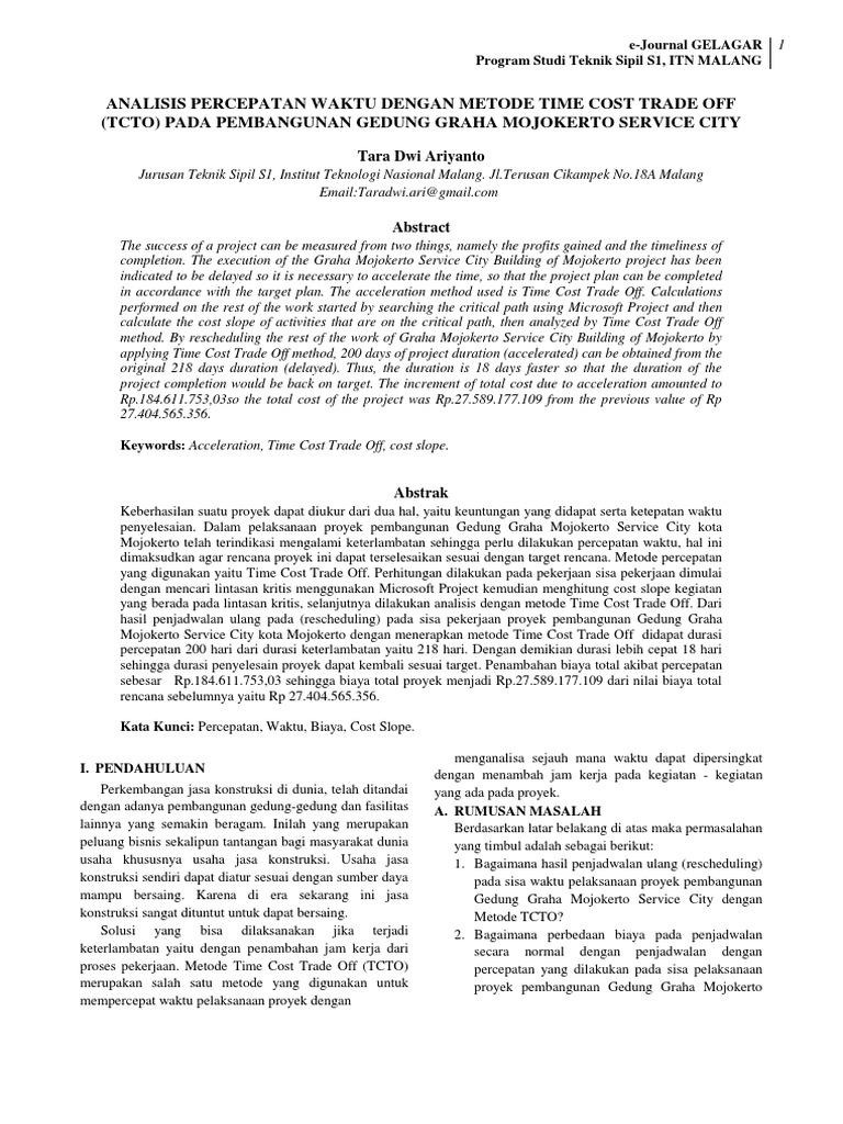 Jurnal Skripsi Tara Dwi Ariyanto - ITN | PDF | Technology & Engineering