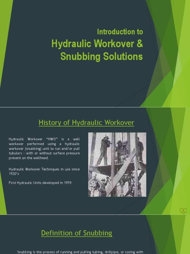 Hydraulic Workover and Snubbing Solutions: A Comprehensive Guide | PDF ...