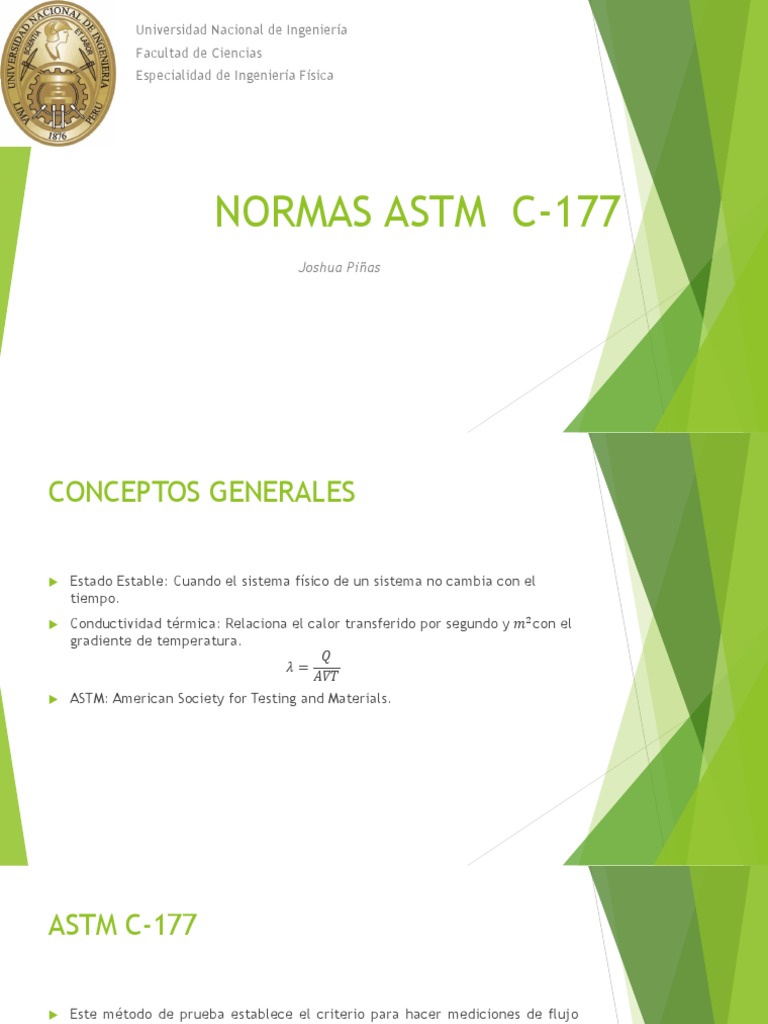 Normas ASTM C-177: Medición de Conductividad | PDF | Controlador lógico ...
