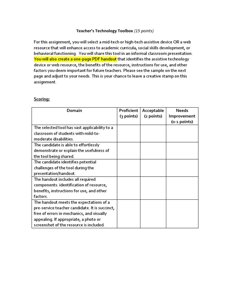 Teacher's Technology Toolbox | PDF | Teachers | World Wide Web