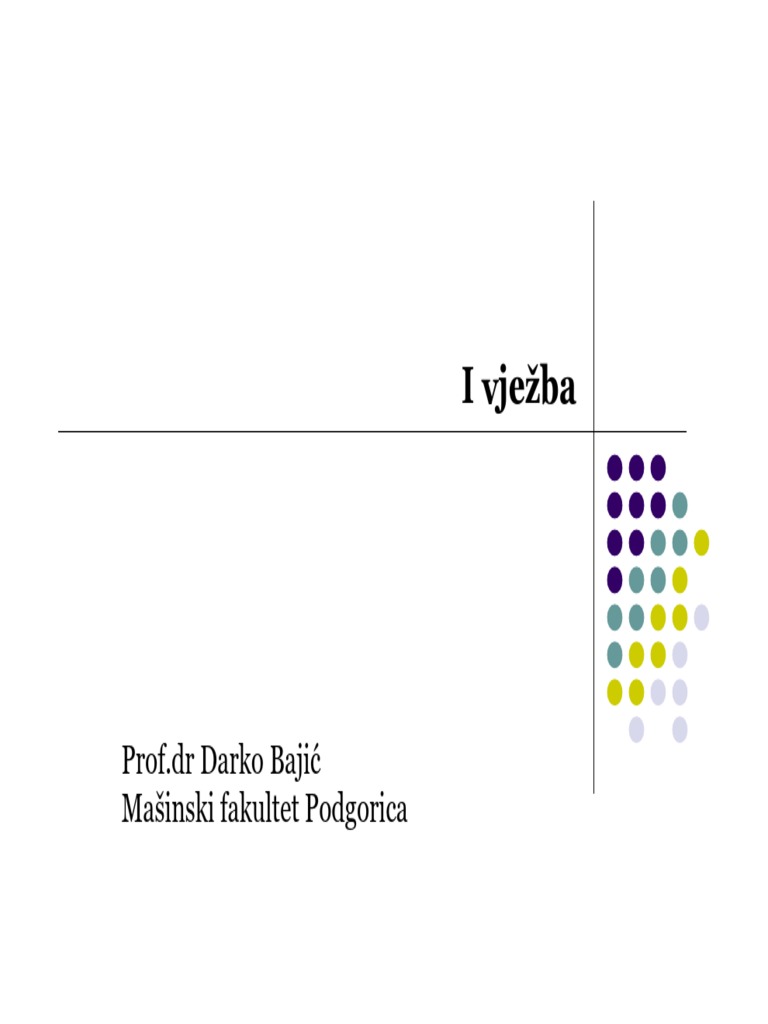 Vijezbe Prof - Dr. Darko Bajiç | PDF