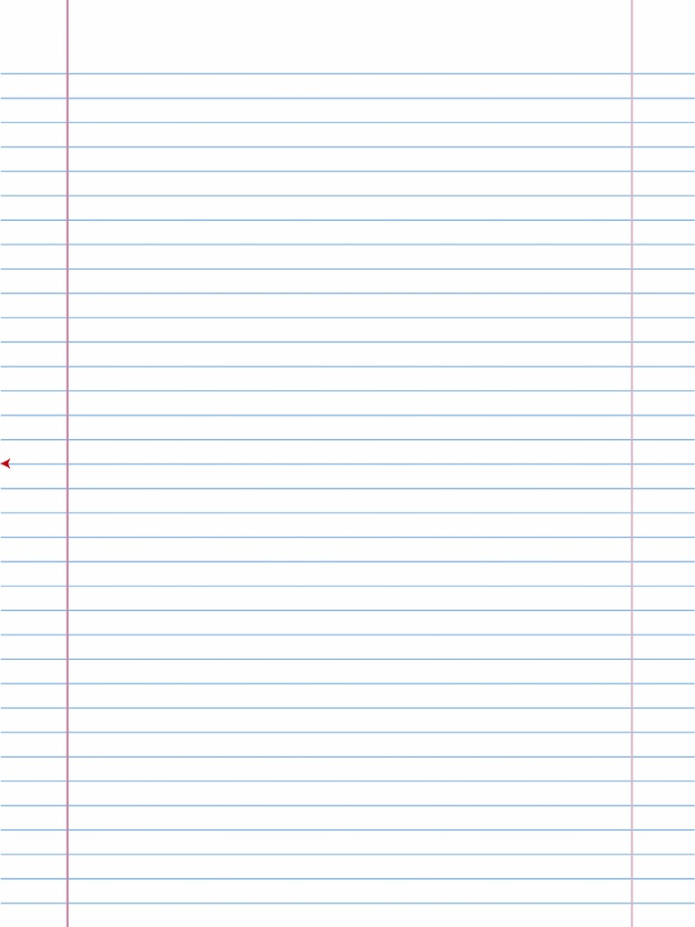 Folha Papel Pautado Doc