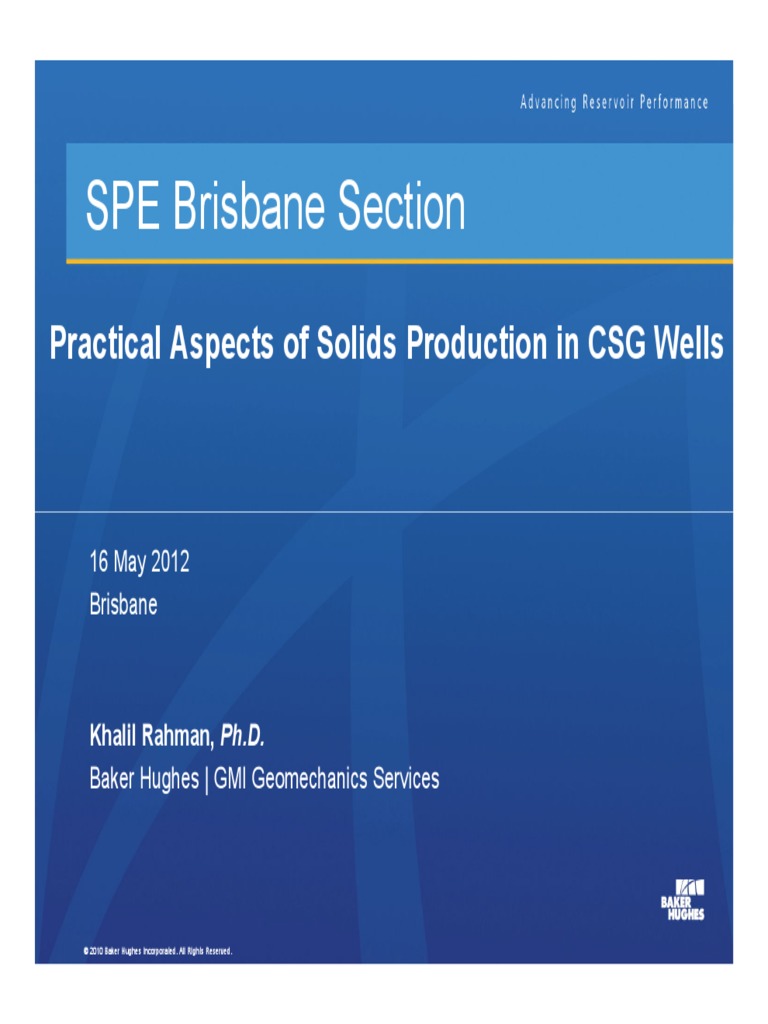Sand Control in CSG Wells | PDF | Coalbed Methane | Strength Of Materials