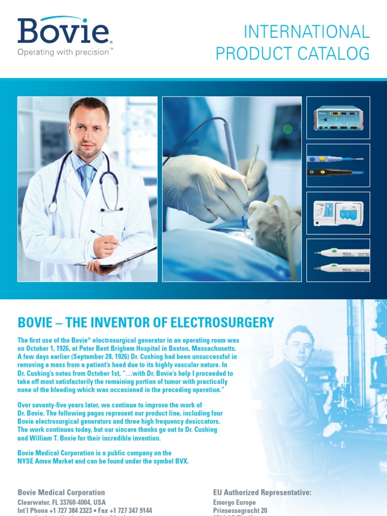 Bovie International Product Catalog 55 275 001 r0 | PDF | Medicine ...