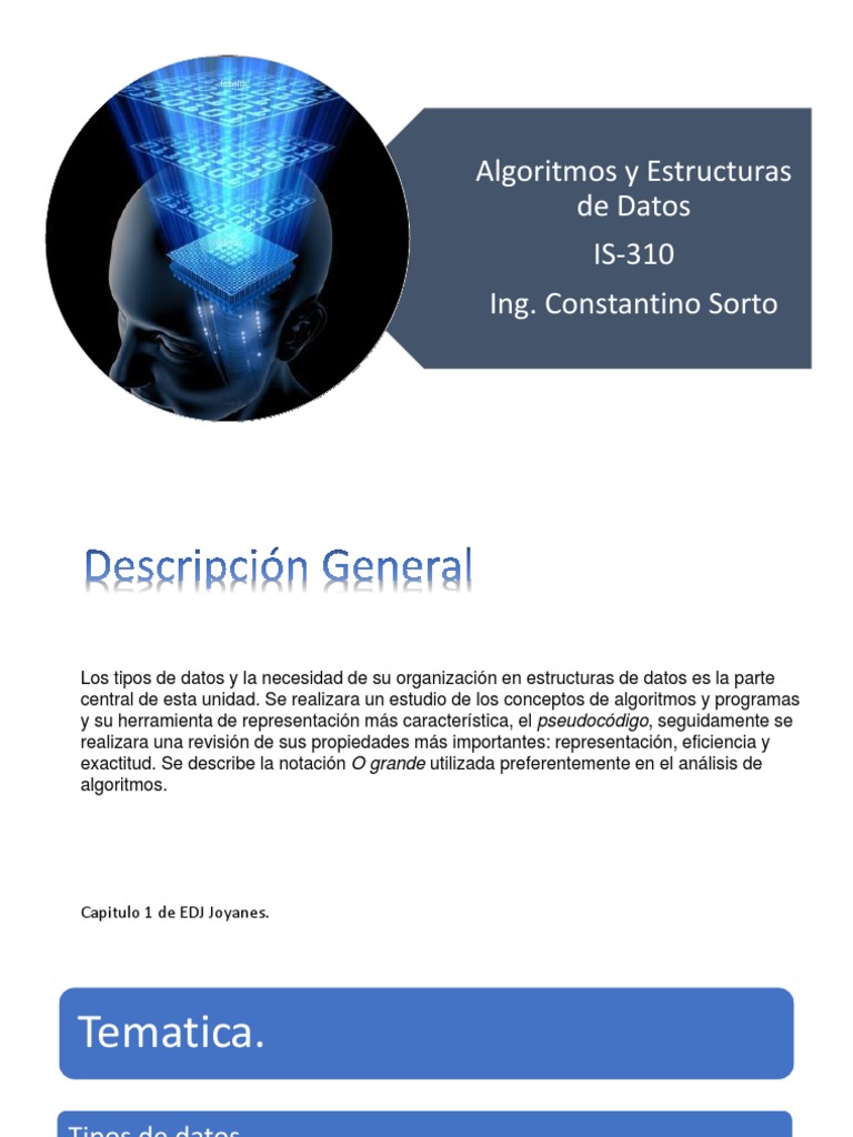Algoritmos y Estructuras de Datos 1 | PDF | Algoritmos | Programa de ...