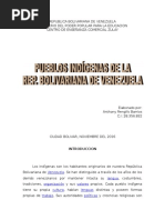 Cultura y Vida de los Pemones | PDF | Ciencias sociales | Estudios de ...