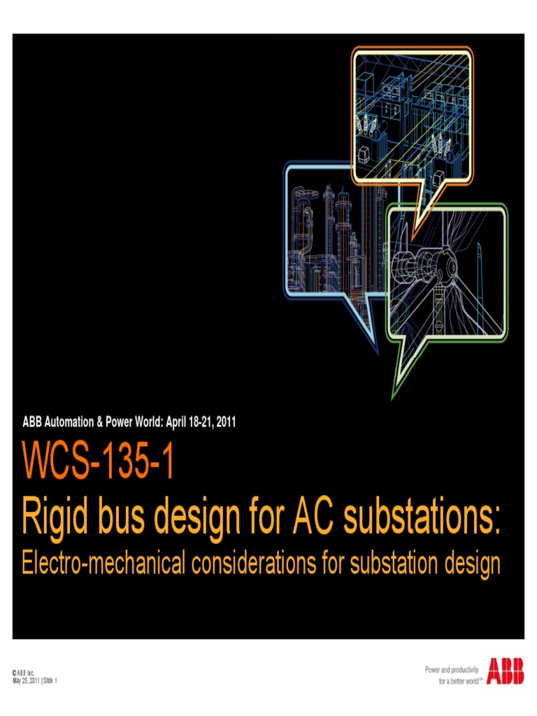 Prez - Rigid Bus Design For AC Substations | PDF | Electrical ...