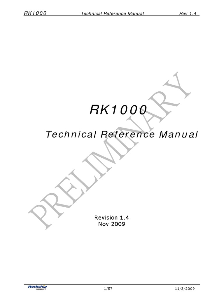 RK1000 Rockchip PDF | PDF | Analog To Digital Converter | Digital To ...