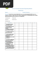 Child Friendly School System Cfss Checklist | PDF | Classroom | Teachers