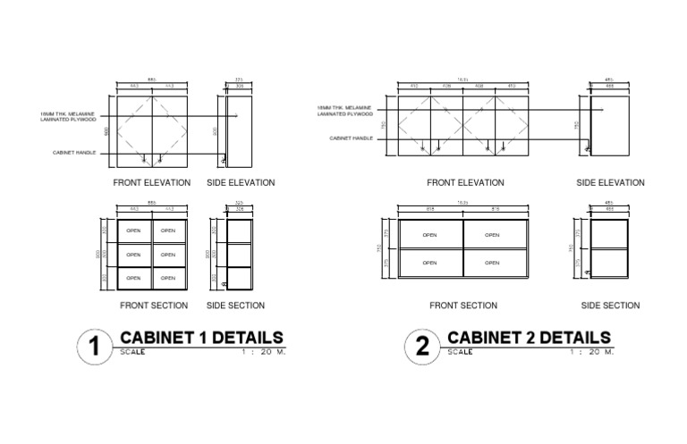 Cabinet Design Specifications | PDF