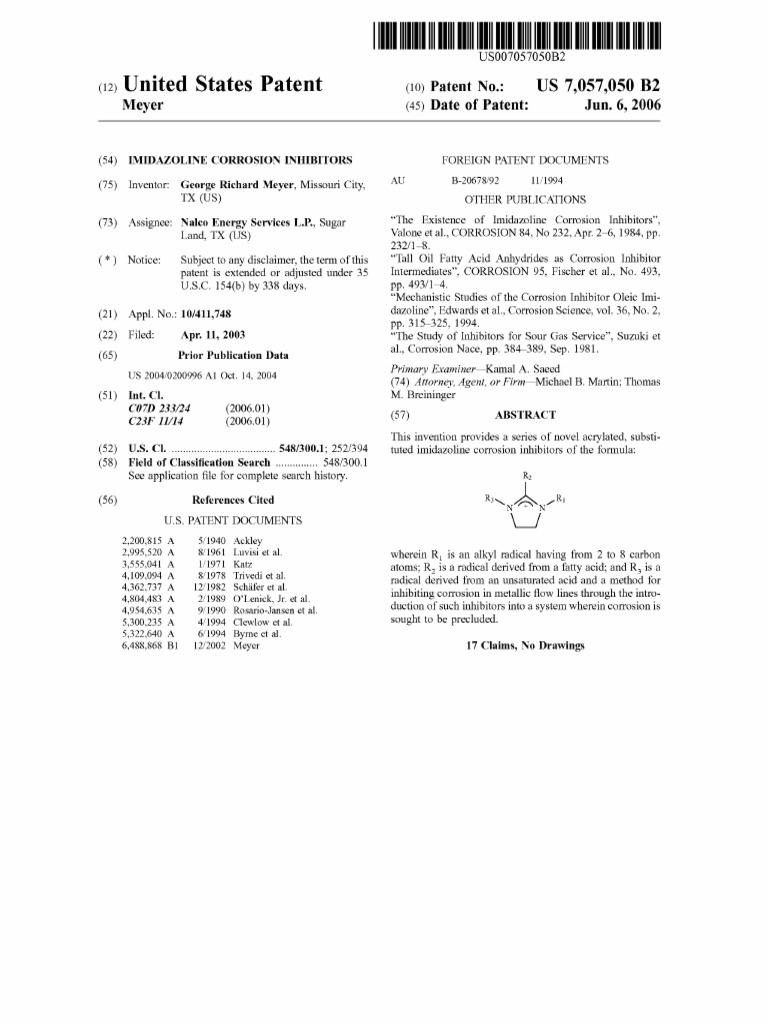 Ulllted States Patent (10) Patent N0.: US 7,057,050 B2 | PDF ...