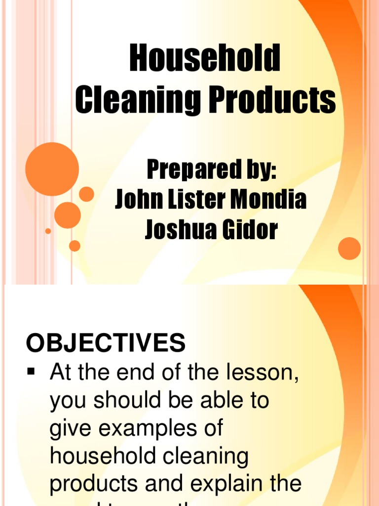 An Overview of Common Household Cleaning Products: Their Uses ...