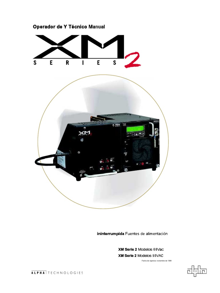 Fuente Alpha XM2. | PDF | Transformador | Batería (electricidad)