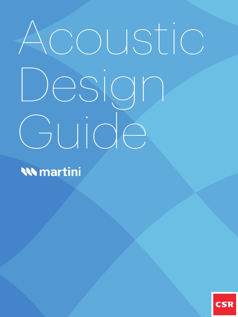 Martini Acoustic Design Guide Bradford | PDF | Noise | Acoustics