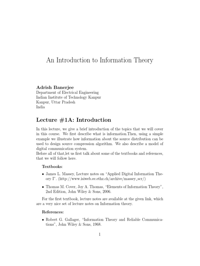 Information Coding Pdf Data Compression Forward Error Correction
