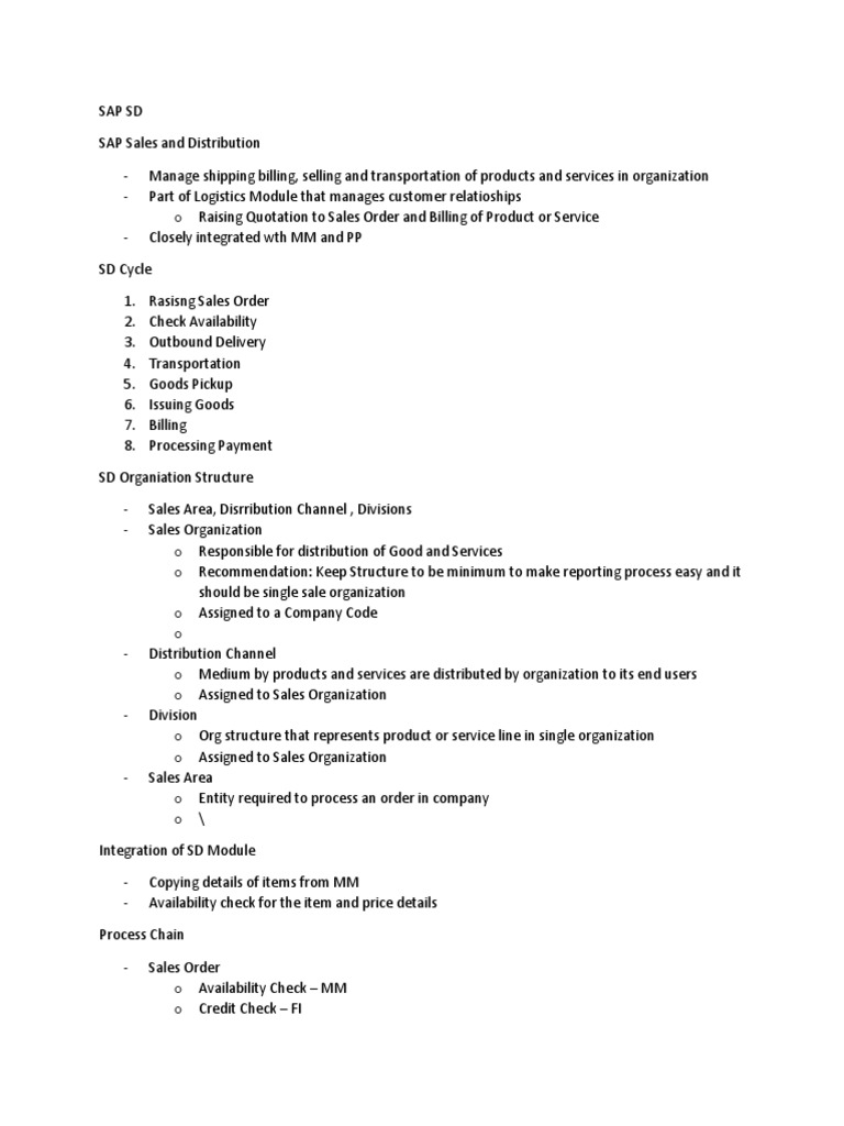 SAP SD TutorialsPoint | PDF | Sales | Cheque