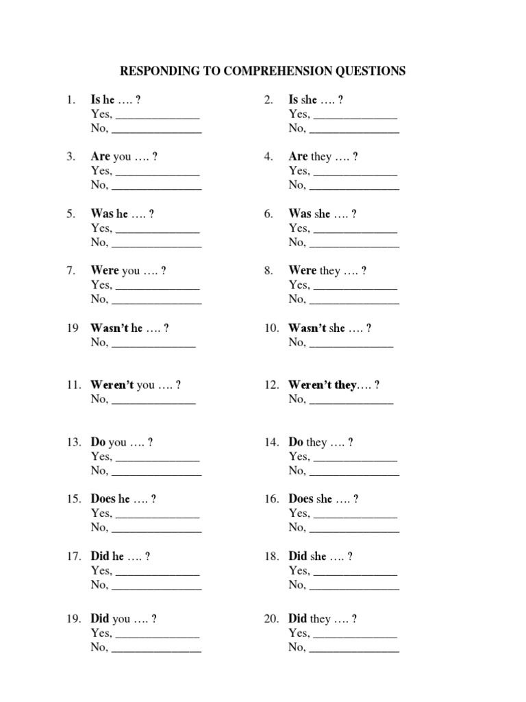 90 Comprehension Ques For Practice | PDF