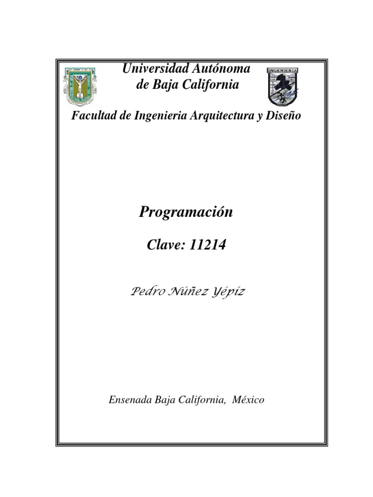 Programacion | PDF | Algoritmos | Programa de computadora