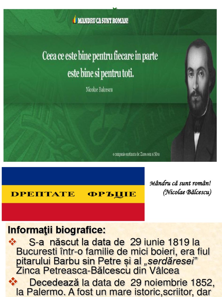 N Balcescu | PDF