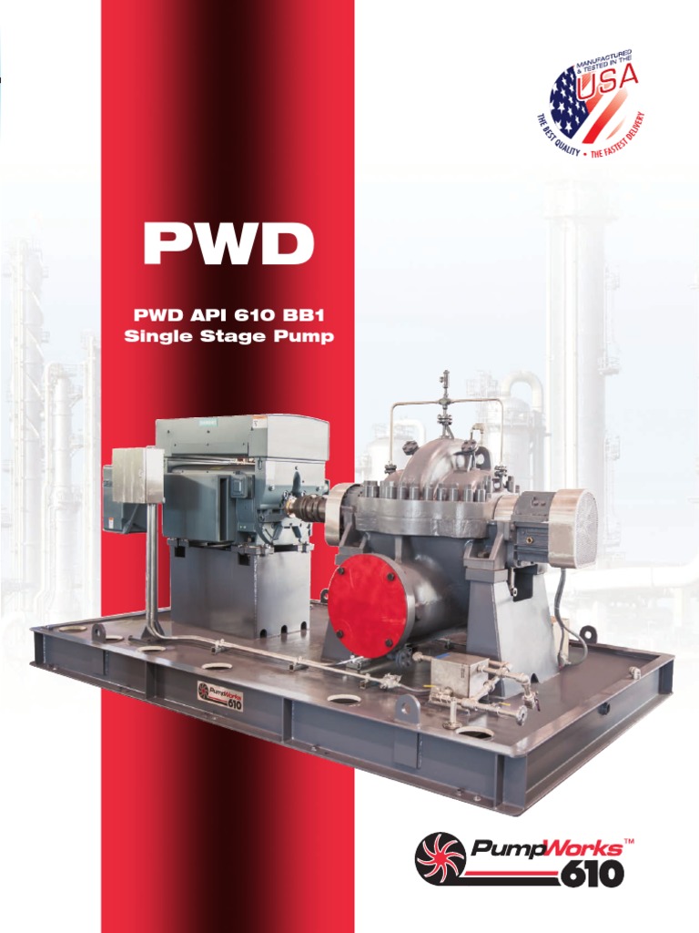 PumpWorks 610 PWD Brochure1 | PDF | Pump | Machines