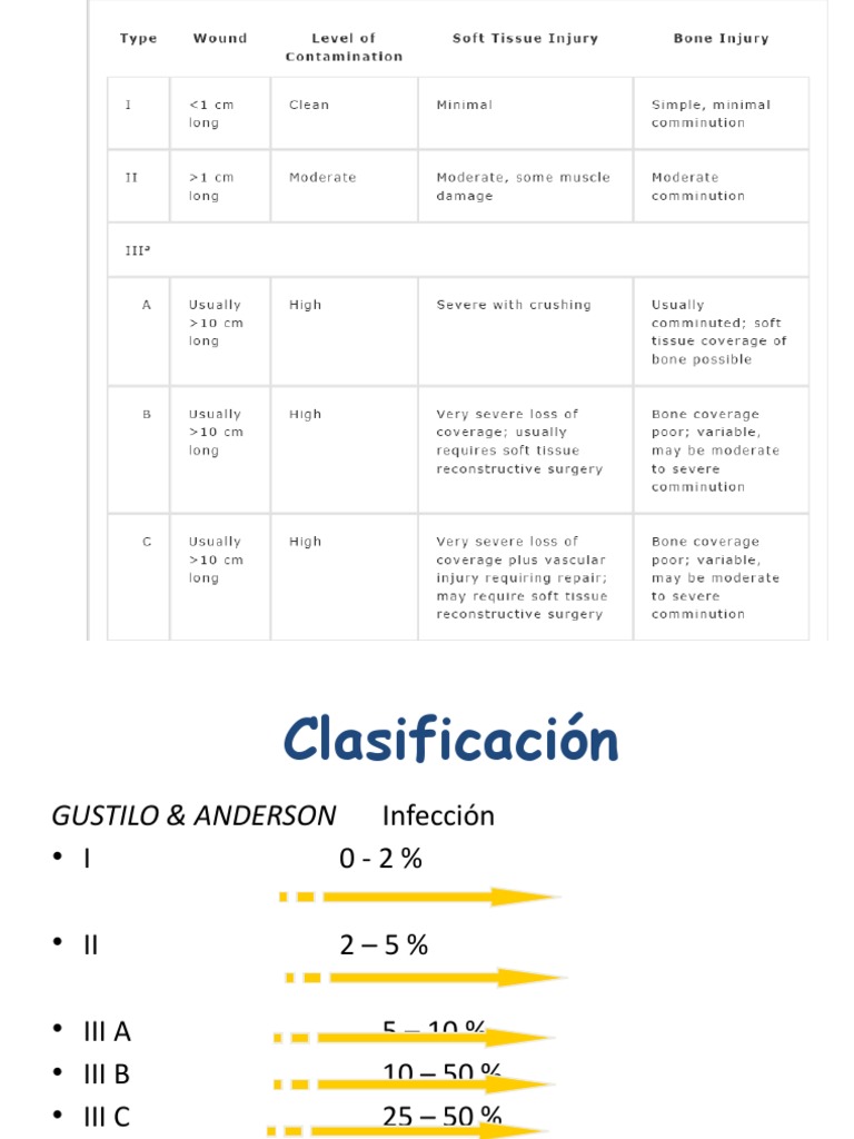 Gustillo y Anderson Fa | PDF | Enfermedades y trastornos humanos | Medicina