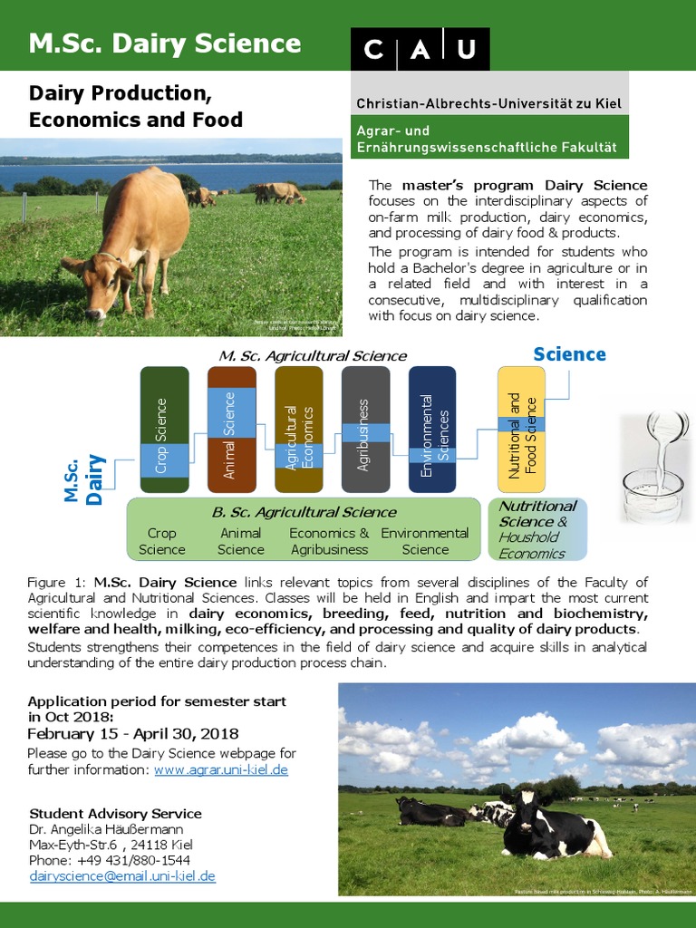 Poster DairyScience Apr2017 | PDF | Dairy | Dairy Farming
