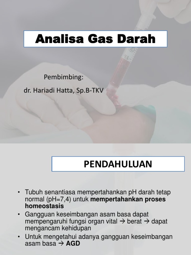 Analisa Gas Darah | PDF