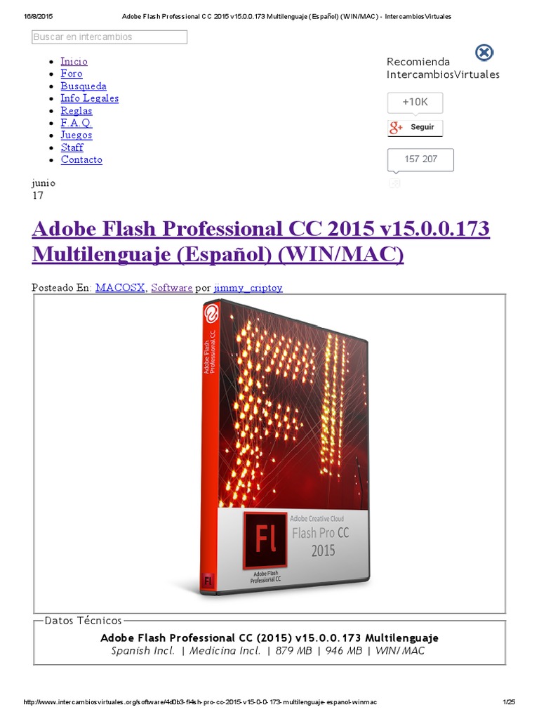 Adobe Flash Professional CC 2015 | PDF | Mac OS | Adobe Systems Adobe Flash Professional CC 2015 | PDF | Mac OS | Adobe Systems