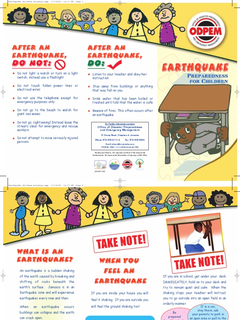 Earthquake Preparedness for Kids | PDF | Earthquakes | Emergency Management