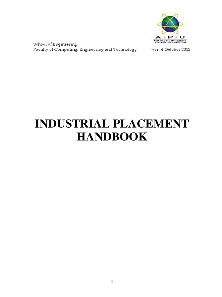 Guidelines for Successful Industrial Placements: Roles ...