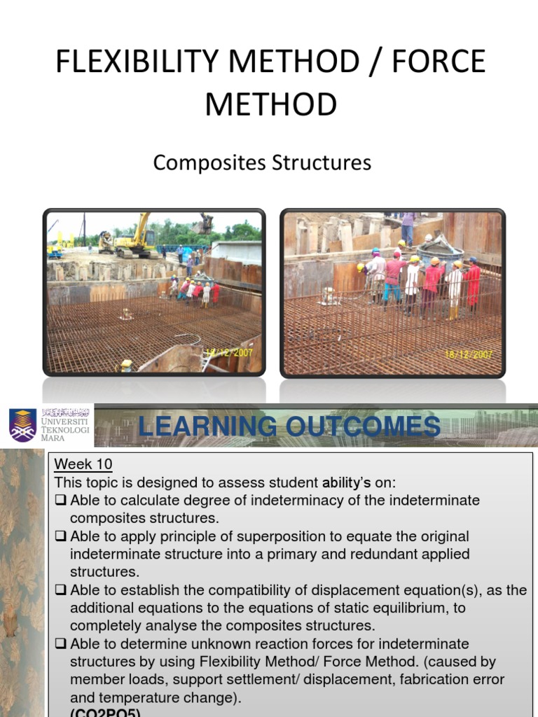 Flexibility Method (Composite Structures) | PDF | Continuum Mechanics ...