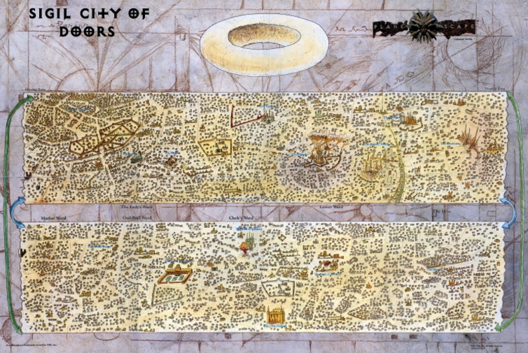 Planescape - Map of Sigil | PDF