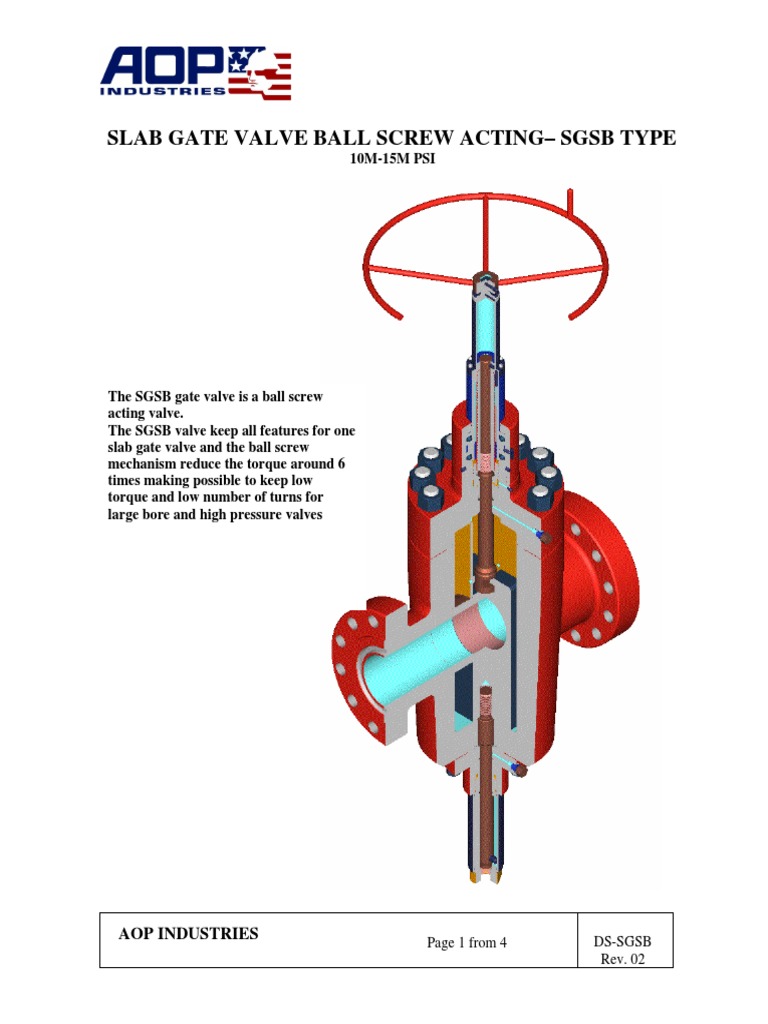 Gate Valve API 6A | PDF | Valve | Machines