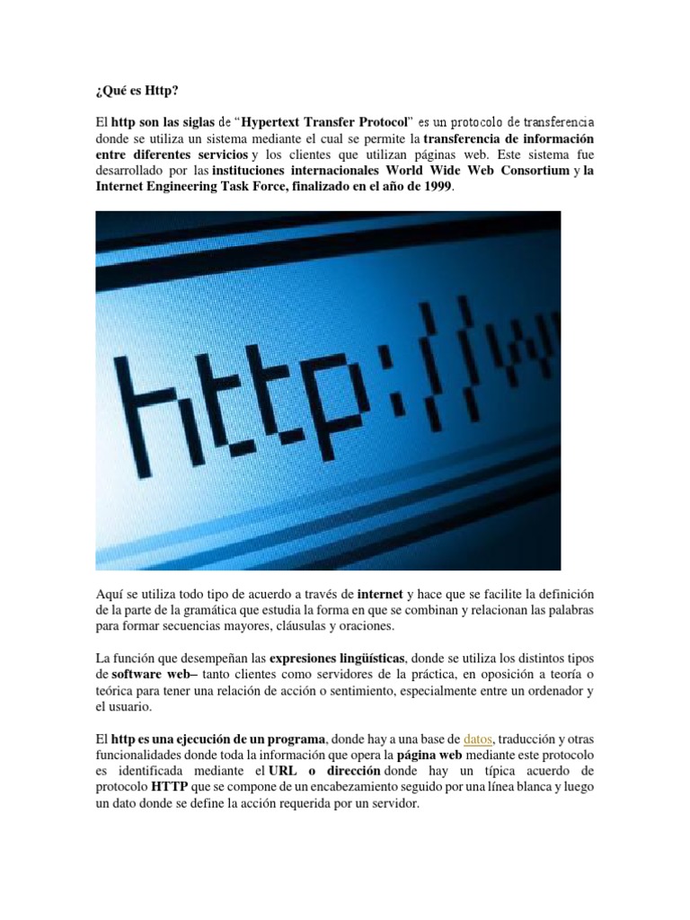 Qué Es HTTP | PDF