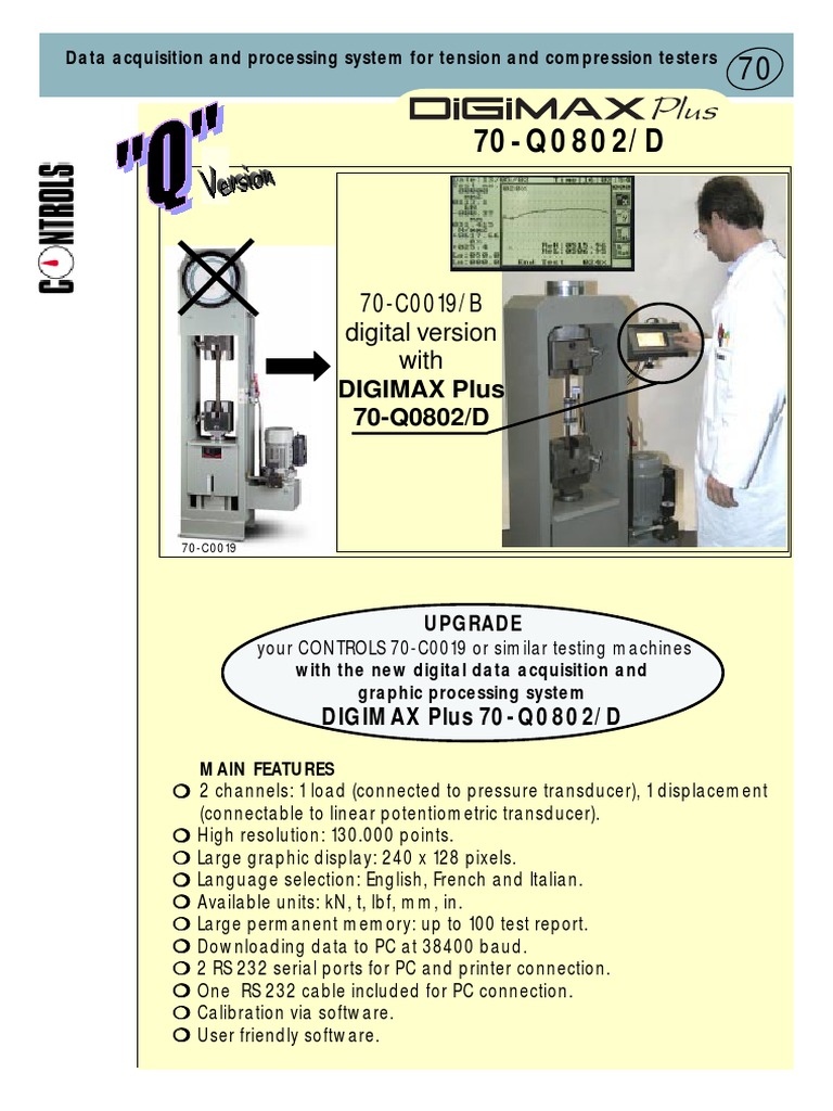 Digimax Plus PDF | PDF | Data Acquisition | Personal Computers
